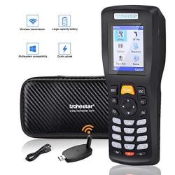 NADAMOO Wireless Barcode Scanner 1D Cordless Data Collector Handheld ...