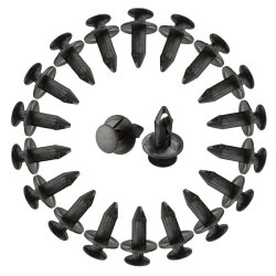 100PCS 8MM Hole Plastic Rivet Fastener Push Clips Prices | Shop Deals ...
