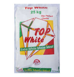TOP WHITE Super Maize Meal Polybag 1 X 25kg Prices | Shop Deals Online ...
