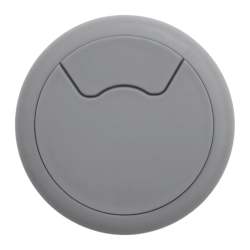 Deals on Round Cable Management Desk counter Port Grey 64MM | Compare ...