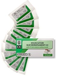 12 Pack Sterile Sutures Thread With Needle For Educational Suture Set ...