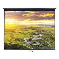 Projector Screen 100 Inch 4:3 Wall-mounted Projector Screen Manual Pull ...