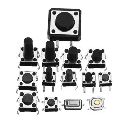 TOTAL 120PCS Tactile Tact MINI Push Button Switch Packet Micro Switch ...