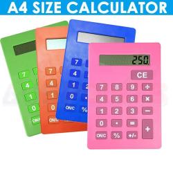 Deals on AcosE Jumbo Calculator A4 Size 8.27 11.69 Inches Large Display ...