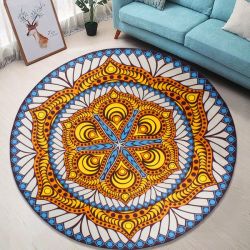 160CM Round Branded 3D Printed Area Rug Lightweight - RCX45 | Reviews ...