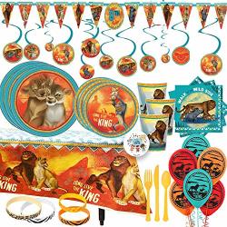 Mega Lion King Birthday Party Supplies And Decorations Pack For 16 With ...