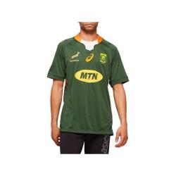 Deals on ASICS Men's Springbok Home Gameday Jersey Replica - Oak Green ...