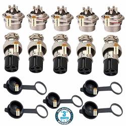 Aviation Connector Plugs Lsgoodcare 30PCS 16MM 4 Pin Din Female male ...