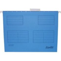 Deals on Bantex B3460 A4 Suspension Files Cobalt Blue 25 Pack | Compare ...