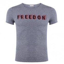 T-Shirt With Freedon Print | Reviews Online | PriceCheck