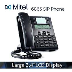 Deals on Mitel 6865 6865I Voip Phone 3.4?? 128X48 Pixel Lcd Display HD Audio Sip Office Ip Poe ...