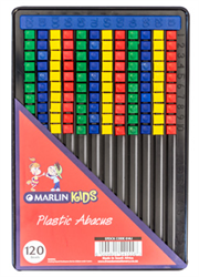 Deals on Plastic Abacus 120 Beads Flatboard Retail Packaging No ...