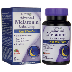 Advanced Melatonin Calm Sleep Fast Dissolve - Strawberry | Reviews ...