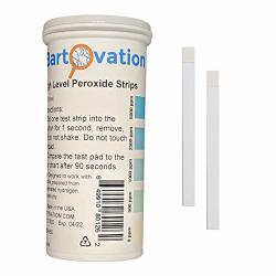 Very High Level Hydrogen Peroxide H2O2 Test Strips 0-10 000 Ppm Vial Of ...