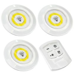 LED Light With Remote Control - Set Of 3 Prices | Shop Deals Online ...