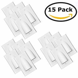 Osd Audio Pass Through Cable Bundle Wall Plate Single Gang J-box Rigid ...