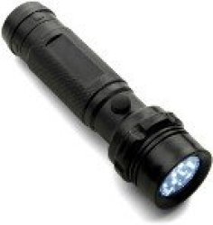 Plastic Push Button Torch With Fourteen LED Lights. - Available ...