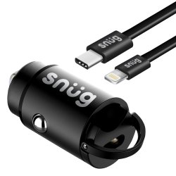 Snug MINI 30W Pd Fast Charging Car Charger Plus Type C To Lightning ...