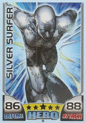 Deals on Topps Hero Attax - Marvel Universe - Silver Surfer "rainbow ...